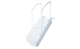 POOL360 | Royal Entrance #4 Above Ground Pool Step with 2 Handrails in Box