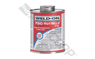 POOL360 | HotWeld 750 Blue PVC Solvent Cement 1 qt