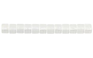 POOL360 | 1/4" Round Iridescent Glass Tile Trim Snowdrift
