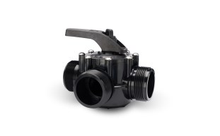 POOL360 | 3-Way Valve with 3-Slip Unions