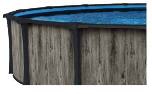 POOL360 | 12' x 18' Oval Gold Series Colorado Aboveground Pool with 52 ...