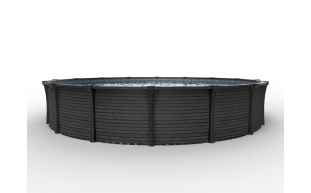 POOL360 | 15' x 30' x 54" LAVA 100% Resin PLATINUM Structure & Aluminum Wall