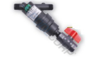 POOL360 | 1" MPT Blue Spin Filter with Flush Valve 100 Mesh
