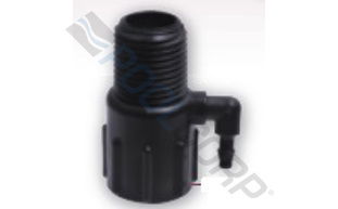 POOL360 | 1/2" FPT x 1/2" MPT x 1/4" Barbed Swivel Elbow Riser Adapter