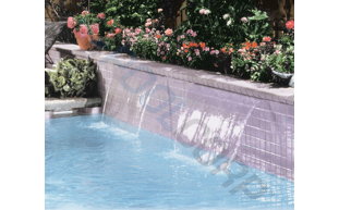 POOL360 | 3' x 6" Lip Clear Sheer Descent Cascade Waterfall