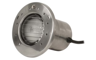 POOL360 | 250' White Spa Light Stainless Steel Face Ring 100W 120V