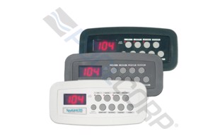 POOL360 | ProSeries Black 8 Function Spa Side Remote with 200' Cable