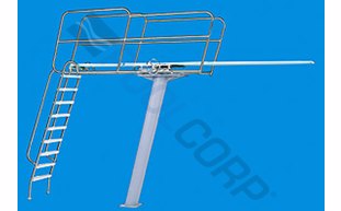 POOL360 | 3M Paraflyte Topflyte Flanged Rear Mount Diving Stand