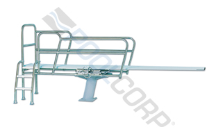 POOL360 | 1M Paraflyte Superflyte Flanged Side Mount Diving Stand