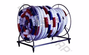 POOL360 | Paragon Standard Model Lane Storage Reel with Stainless Steel Casters