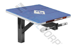 POOL360 | 20" x 24" White Varsity Standard Quickset Starting Platform