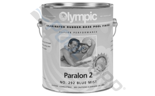 POOL360 | 5 gal White Paralon 2 Chlorinated Rubber