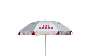 POOL360 | 5.5' Wind Umbrella With LIFE GUARD Logo