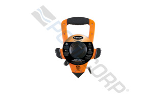 POOL360 | 100' FT/IN 1/8" TAPE MEASURE FIBGLS W/HOOK 3X1 REWD