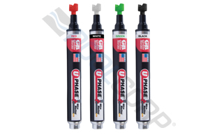 POOL360 | U-PHASE ASSORTED WIRE MARKER BLACK RED WHT GRN
