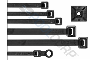 POOL360 | 100/PK 11" BLACK NYLON CABLE TIES