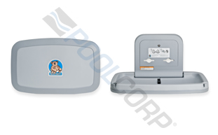 POOL360 | Gray Horizontal Wall Mounted Changing Station
