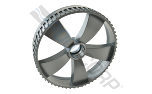 POOL360 | Gray Kreepy Krauly® Platinum® Wide Wheel without Bearings