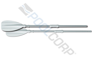 POOL360 | Pair 53" White Oars