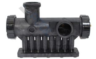 POOL360 | Polymer Front Header with Hardware and Gaskets for JXi™ Heater