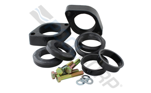 POOL360 | 2" Lite2 Flange and Gasket Assembly Set of 2