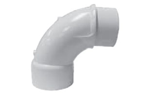 POOL360 | 3" White Slip x SP Sweep Elbow