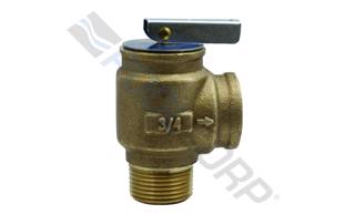 POOL360 | .75" Bronze Pressure Relief Valve MPT x FPT 75 psi