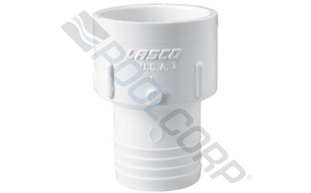 POOL360 | 1" White INSERT Barb x Slip SCH40 Adapter