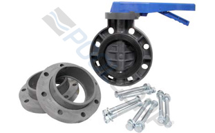 horizon | 3" 711 Series Butterfly Valve & Flange Kit with Stainless ...
