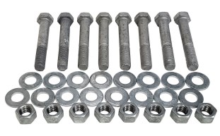 POOL360 | Galvanized Steel Bolt Set for 2 ½” & 3" Flange