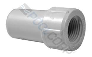 POOL360 | .75" White Spigot x FIPT Push Fitting Female Adapter