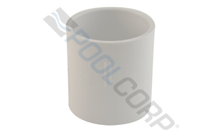 POOL360 | 2" White Slip x Slip SCH40 Coupling