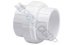 POOL360 | 1.5" White Union (O-Ring Type) SCH40 PVC H x H