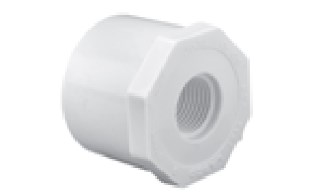 POOL360 | 2" x .75" White SP x FPT SCH40 Reducer Bushing