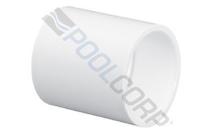 POOL360 | 3" White Slip x Slip SCH40 Coupling