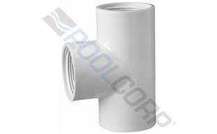 POOL360 | .75" White FPT x FPT x FPT SCH40 Tee