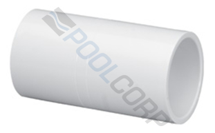 POOL360 | 1.5" White Slip x Slip SCH40 PVC Deep Socket Coupling