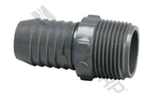 POOL360 | 1.5" Gray Insert x MPT Male Adapter