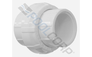 POOL360 | 1.5" White Union (O-Ring Type) SCH40 PVC FPT x FPT