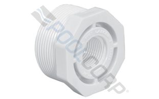 POOL360 | 2.5" x 2" White MPT x FPT SCH40 Threaded Reducer Bushing