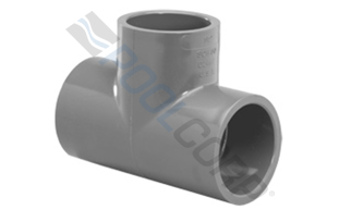 POOL360 | 3" Slip x Slip x Slip Sch80 Tee