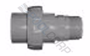 POOL360 | 3" Gray Union (O-Ring Type) SCH80 PVC H x MPT