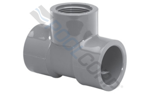 POOL360 | .5" Slip x Slip x FPT SCH80 Tee