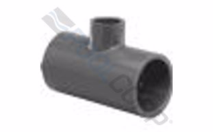 POOL360 | 3" x 3" x 1.5" Slip x Slip x Slip SCH80 Reducing Tee