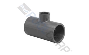POOL360 | .75" x .75" x .5" Slip x Slip x Slip SCH80 Reducing Tee