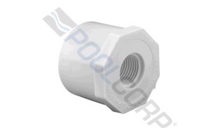 POOL360 | 2.5" x 1" White SP x FPT SCH40 Reducer Bushing