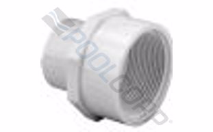 POOL360 | 1" x .5" White Slip x FPT SCH40 Reducing Female Adapter