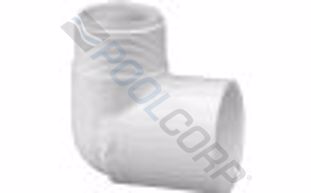 POOL360 | .75" x .5" White MPT x Slip SCH40 PVC 90 Degree Street Elbow