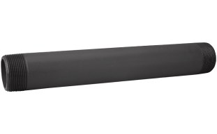 POOL360 | 2.5" x 10" Black TBE PVC SCH80 Nipple