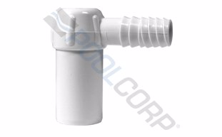 POOL360 | .5" White Funny Pipe x Spigot Push Fitting Elbow